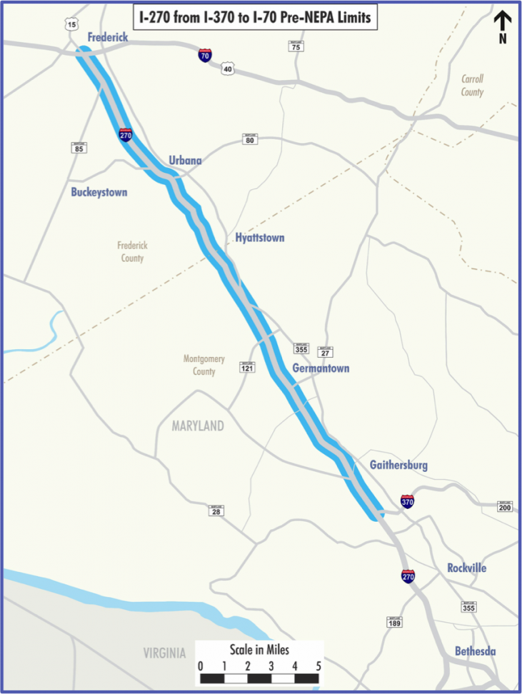 » I-270 from I-370 to I-70 Pre-NEPA: About » Op Lanes Maryland